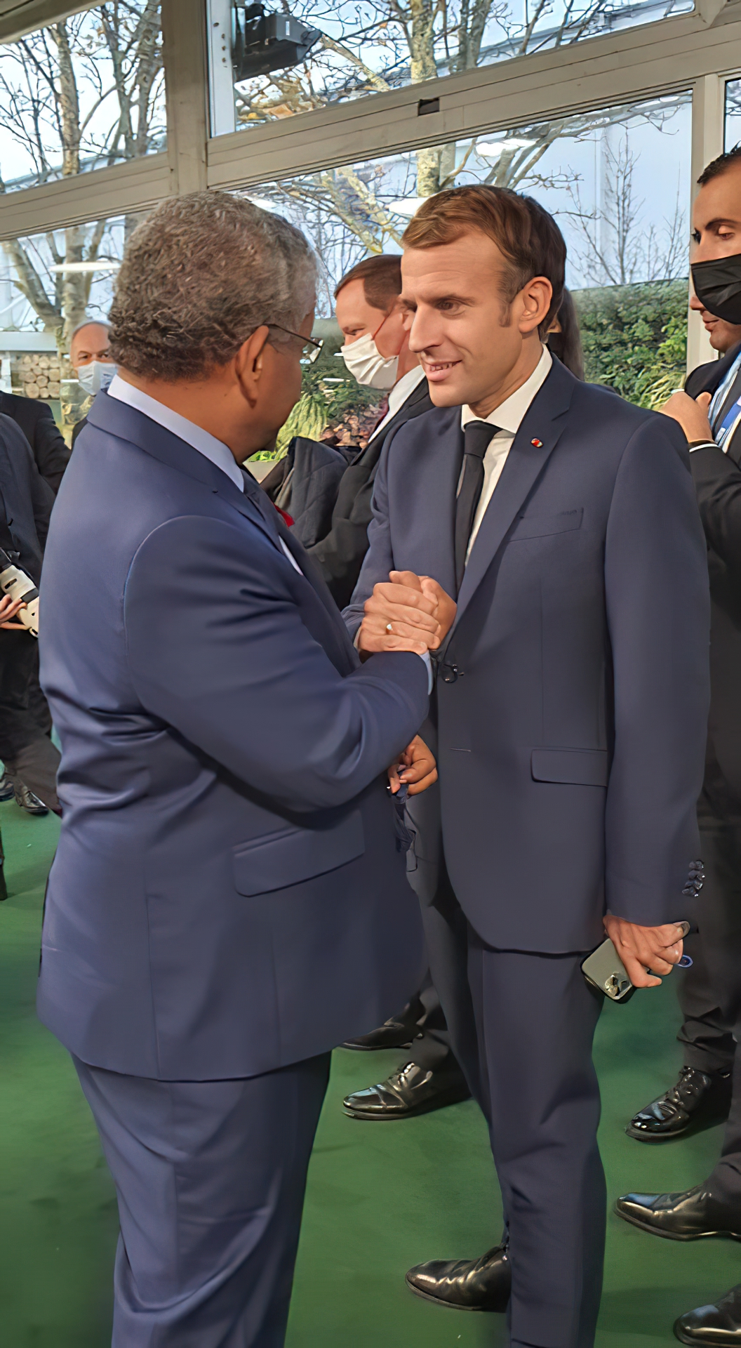 PRESIDENT WAVEL RAMKALAWAN AT THE WORLD LEADERS SUMMIT