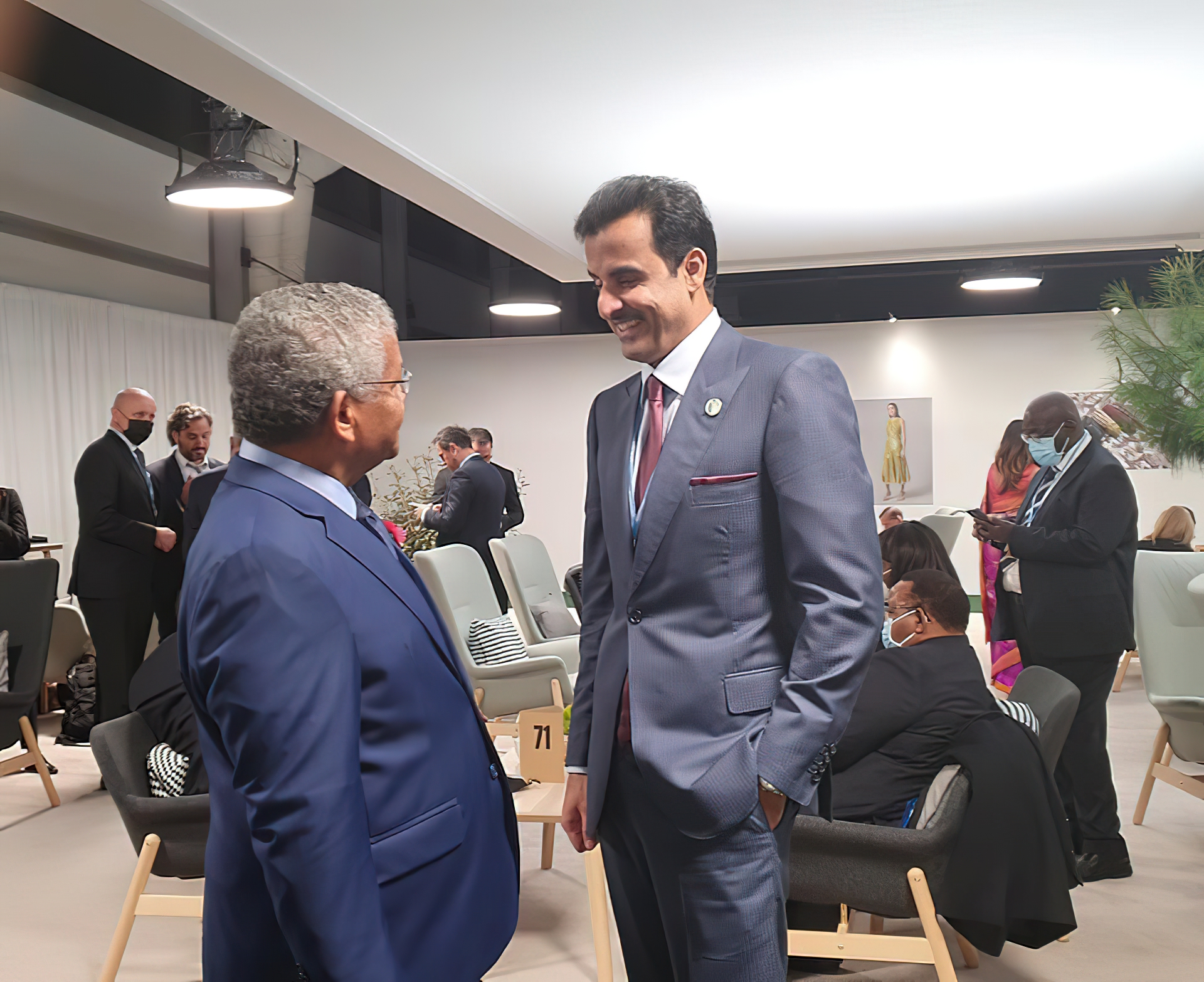 PRESIDENT WAVEL RAMKALAWAN AT THE WORLD LEADERS SUMMIT